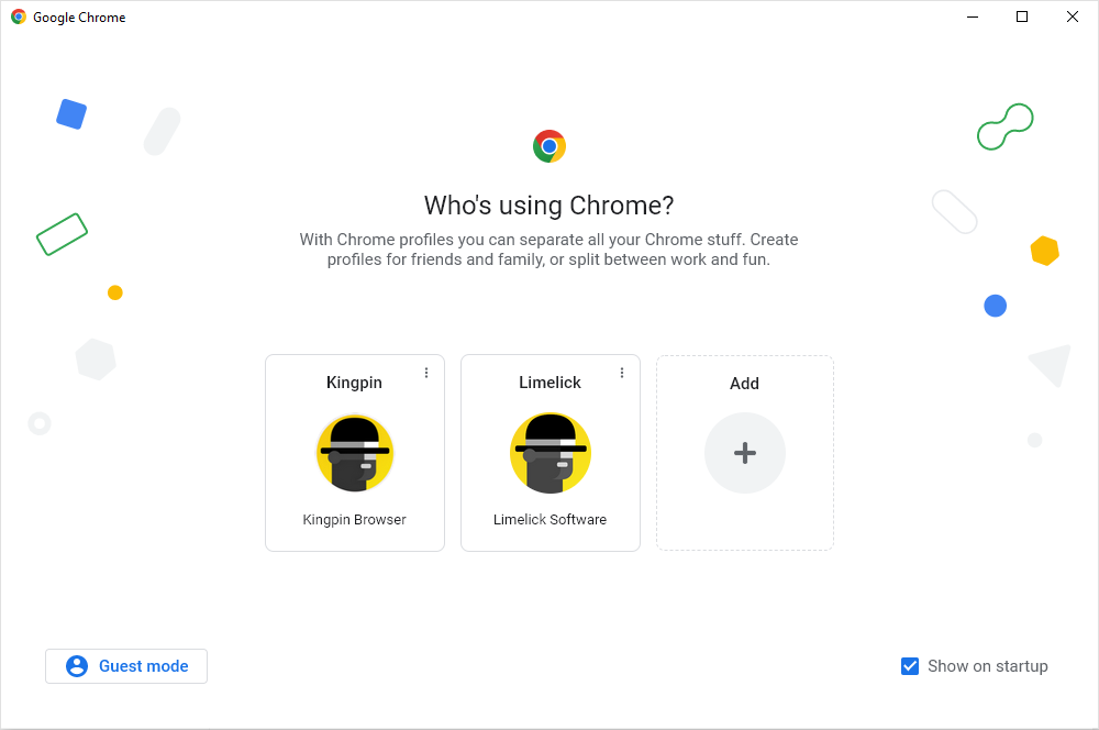How To Turn Off or Delete Google Chrome Profiles Kingpin Private Browser